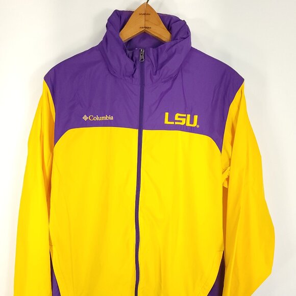 Columbia | Jackets & Coats | Lsu Tigers Columbia Windbreaker Jacket ...